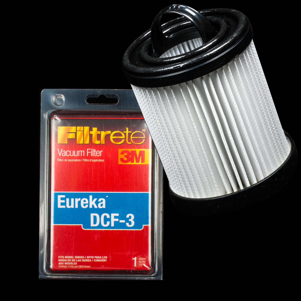 67803 Eureka DCF-3 Filter 3M Filtrete Fits Models Eureka* The Boss* (5700, 5840, 5860 Series ...