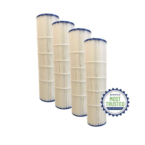 Pentair 179134 Clean and Clear® Plus 320 Pool Filter Cartridge (4 Pack ...