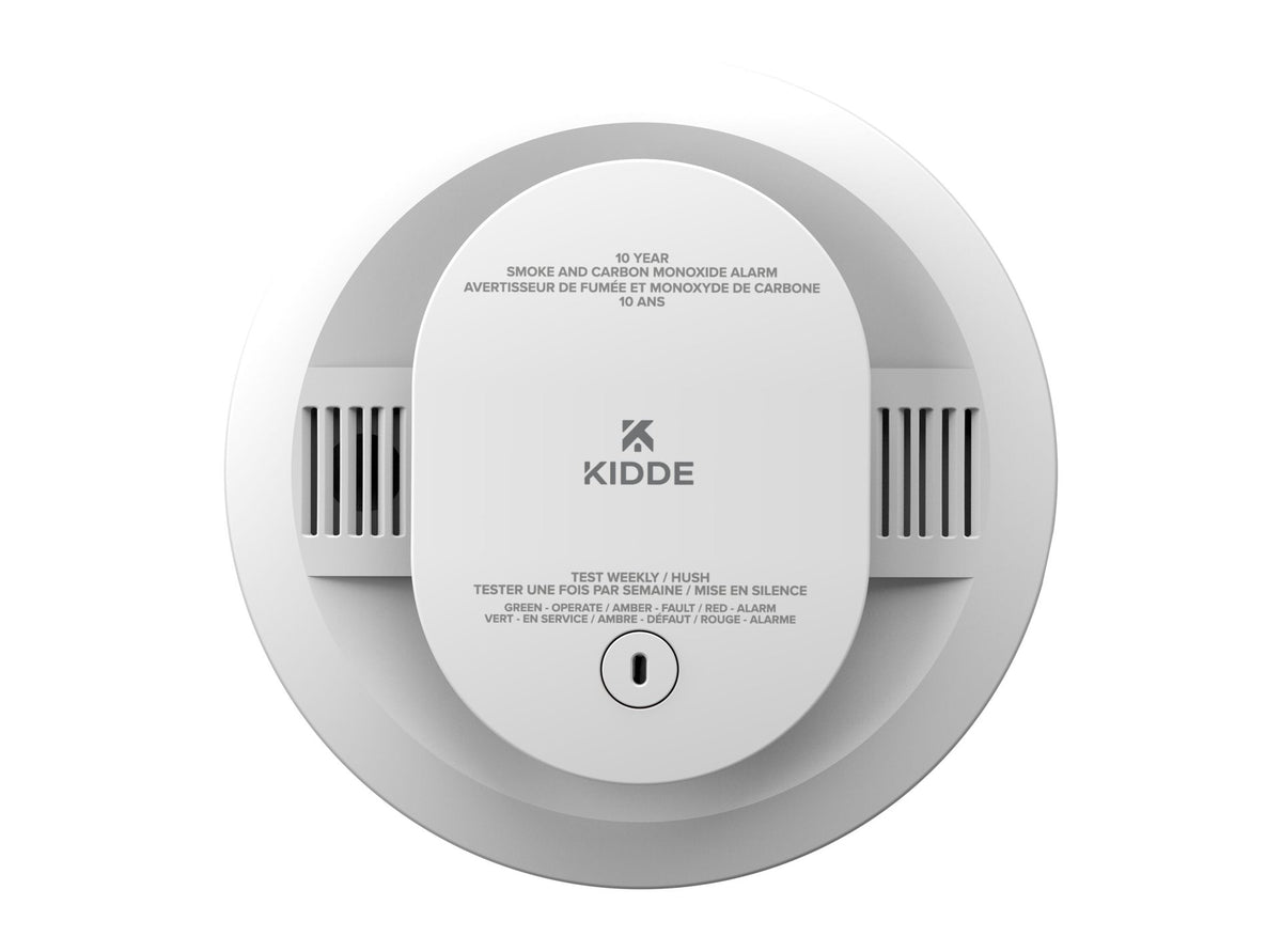 Kidde Combo Smoke + CO Alarm, Hardwired with AA Backup Battery and ...