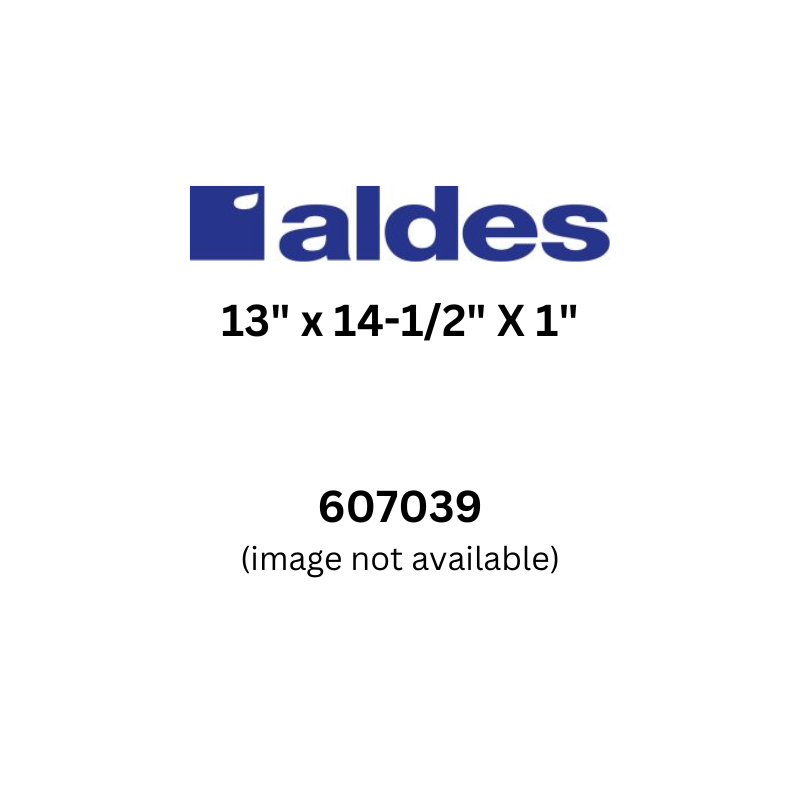 Aldes 607039 MERV 8 Filter for Air Exchangers (ERV/HRV), 13" x 14‐1/2 ...