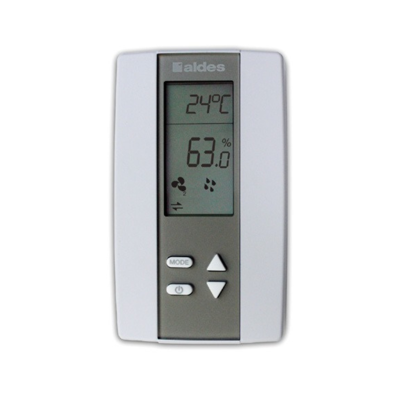 Aldes 611227 Electronic Humidistat with LCD for Air Exchangers (ERV/HRV ...