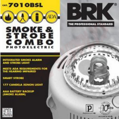 BRK Smoke Alarm with Integrated Strobe | PureFilters