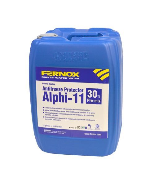 Fernox Antifreeze Protector Alphi-11, 30% to -15°C, 5 gal. | PureFilters