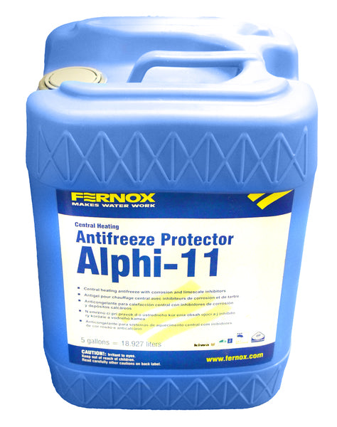 Fernox Antifreeze Protector Alphi-11, 50% to -34°C, 5 gal. | PureFilters
