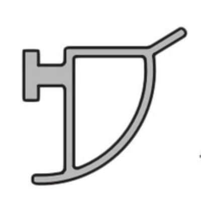 DraftSeal Threshold Vinyl Insert Replacement, Grey, 36" | PureFilters