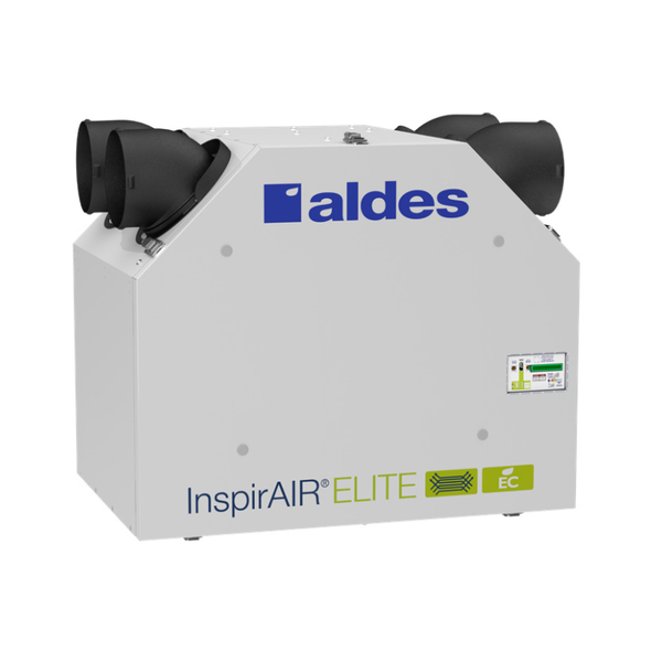 Aldes EK125-TF InspirAIR ELITE Counter-flow Energy Recovery Ventilator ...