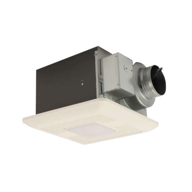 Panasonic FV-0511VQL1 WhisperCeiling DC Exhaust Fan with Light, 50/80 ...