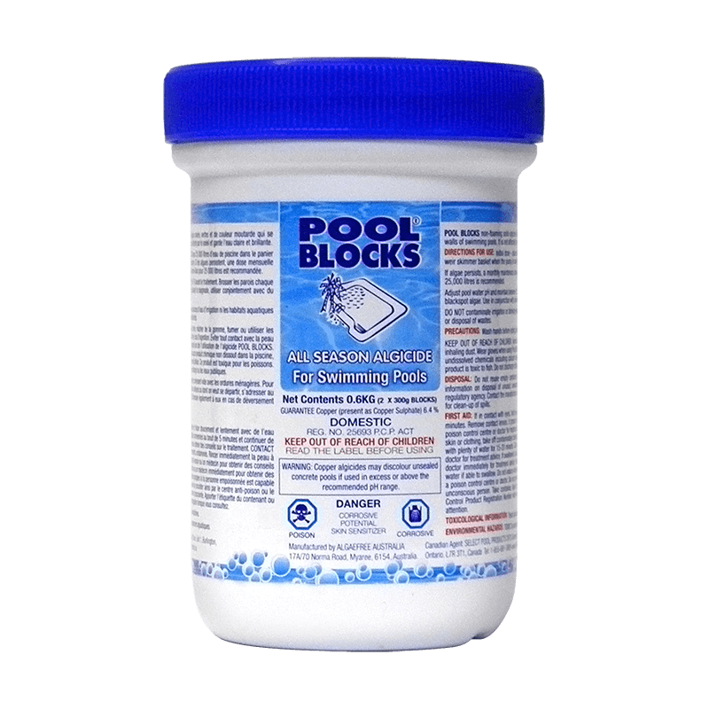 AlgaeFree Pool Blocks 600g Algicide | PureFilters