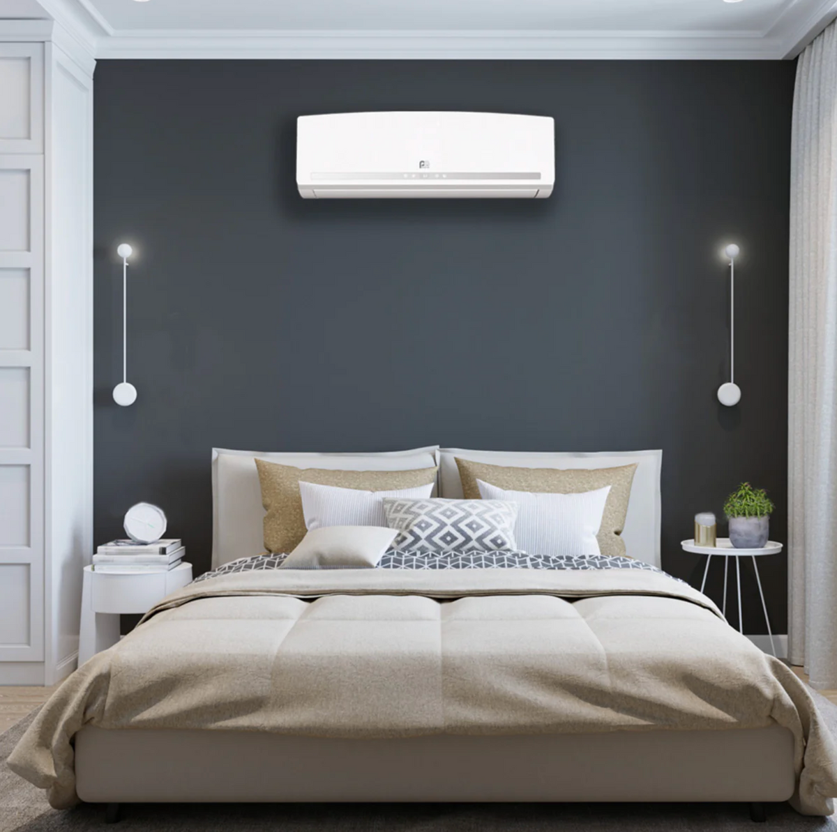 Perfect Aire 12,000 BTU Mini-Split, Single-Zone System with Indoor ...