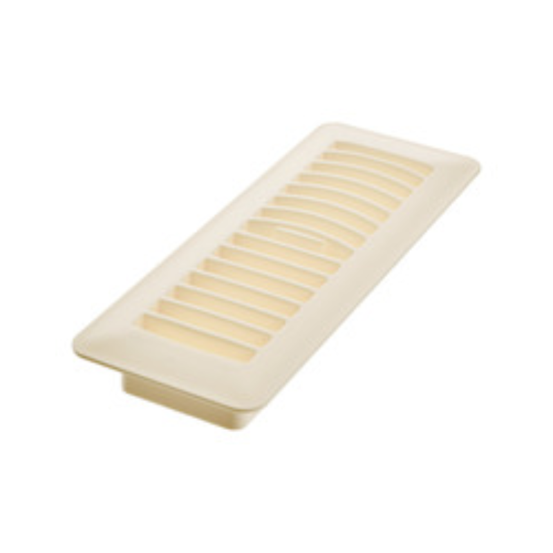 Imperial RG1478 Louvered Floor Register, 4" x 10", Almond | PureFilters
