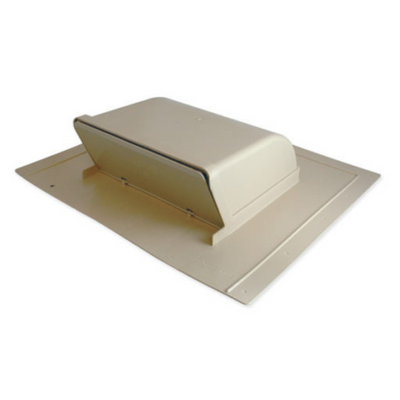Primex Soffit 28" Exhaust Vent with Damper, White | PureFilters