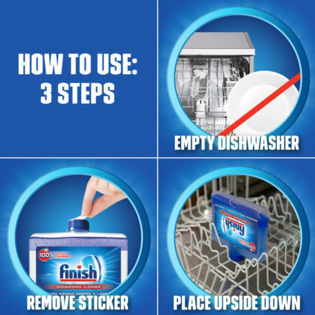 Finish 250 mL Original Dual Action Dishwasher Cleaner | PureFilters