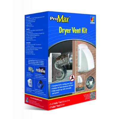 Dundas Jafine ProMax Wide Mouth Dryer Vent Kit, White | PureFilters