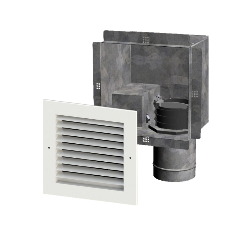 Aldes ZRT-2-4-24 Zone Register Terminal, Ceiling Mount | PureFilters