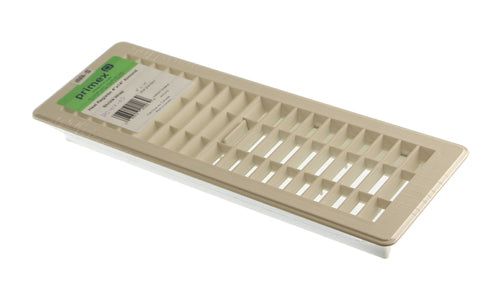 Primex Floor Register/Vent Cover, 4" x 14", Almond | PureFilters