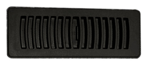 Primex Designer Floor Register/Vent Cover, 4" x 10", Black | PureFilters