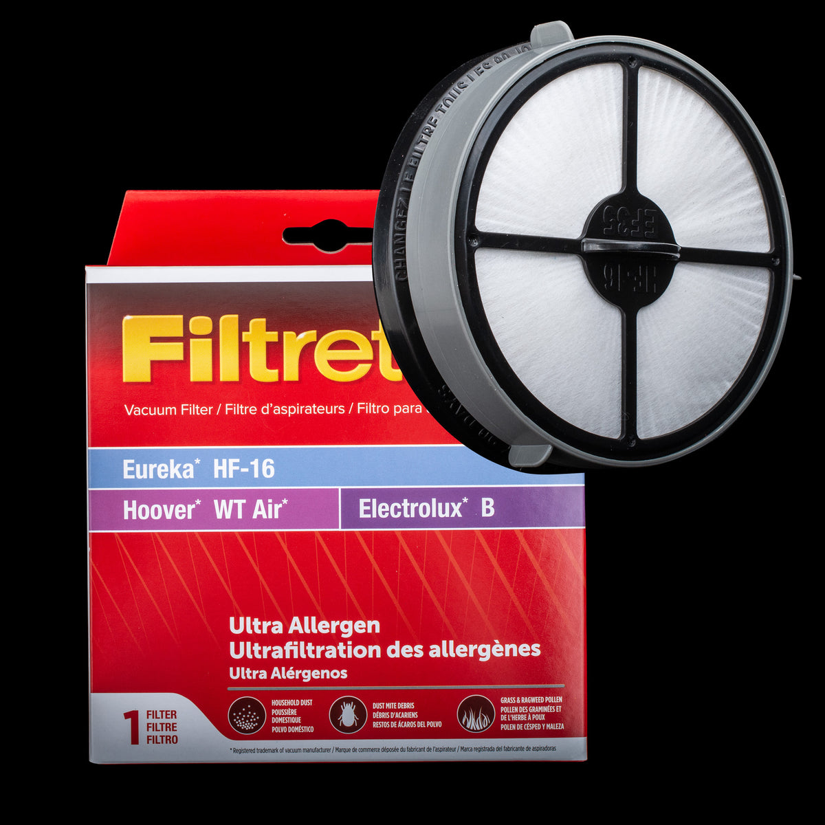 67806 Eureka / Hoover / Electrolux HF-16 / WindTunnel Air Filter 3M ...