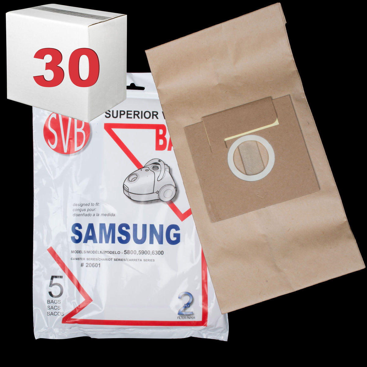 BA20601CS-30 Samsung Paper Bag 5100 5115 5913 6313 Canister SVB ...