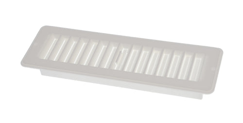 Primex Floor Register/Vent Cover, 2-1/4" x 10", Snow White | PureFilters