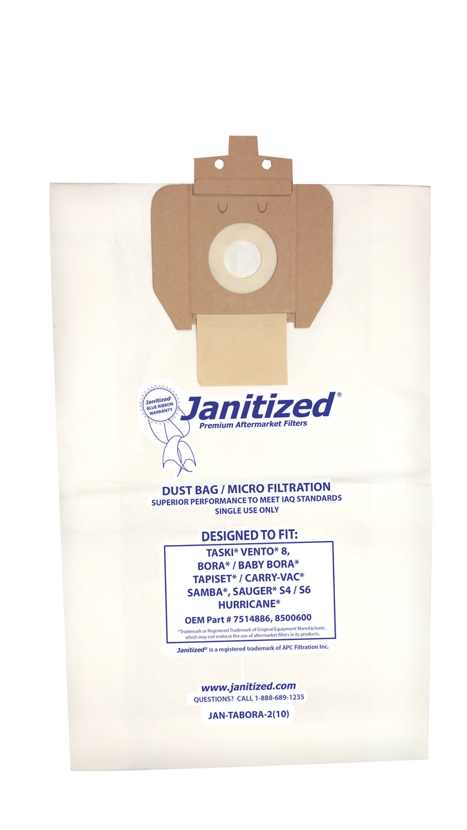 JAN-TABORA-2(10) Janitized Paper Bag Taski Baby Bora Vento 8 Tapiset ...