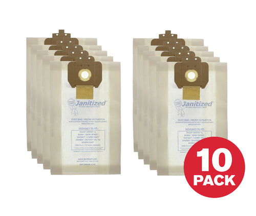 Taski Large Vacuum Bags, 10/Pack (Vento 15 & Bora 12) | PureFilters