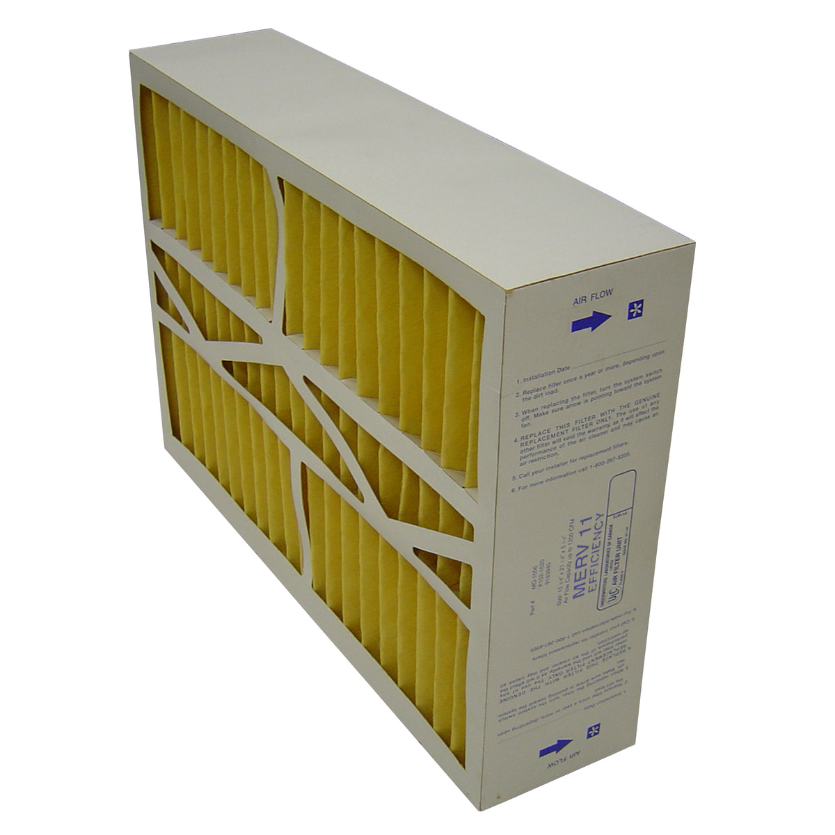 Electro Air Five Seasons M0-1056 - 16x20x6 MERV 11 Furnace Filter (OEM ...
