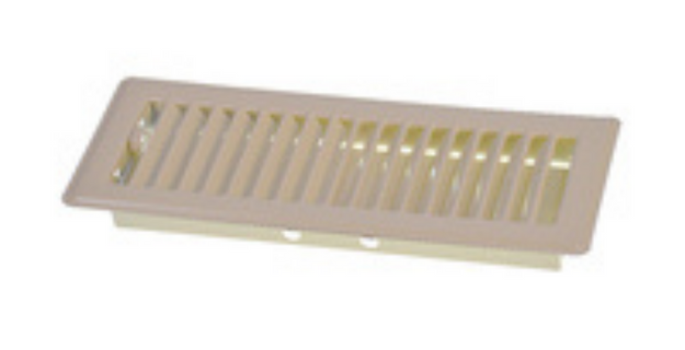 Imperial Louvered Floor Register/Vent Cover, 3" x 10", Almond | PureFilters