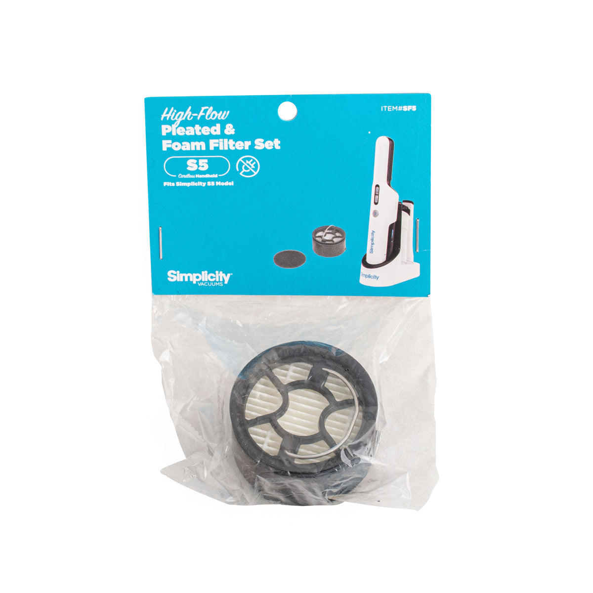 SF5 Simplicity OEM Filter Set with HEPA Exhaust & Foam Filters for ...