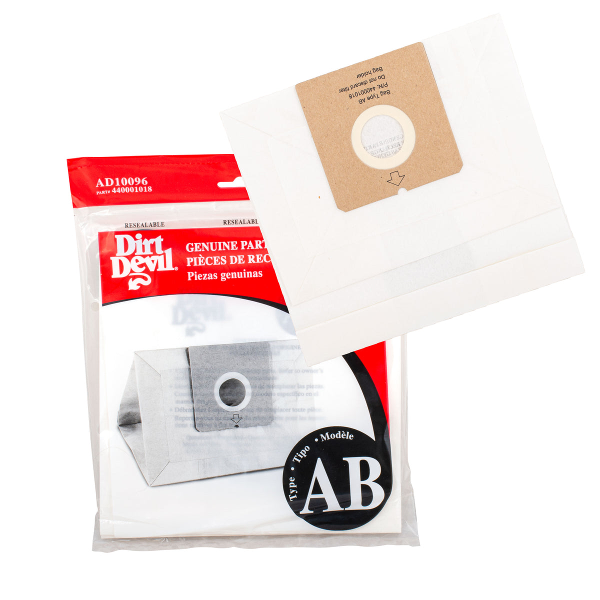 XRAD10096 Dirt-Devil OEM Paper Bag Pack of 3 Type AB for Express ...