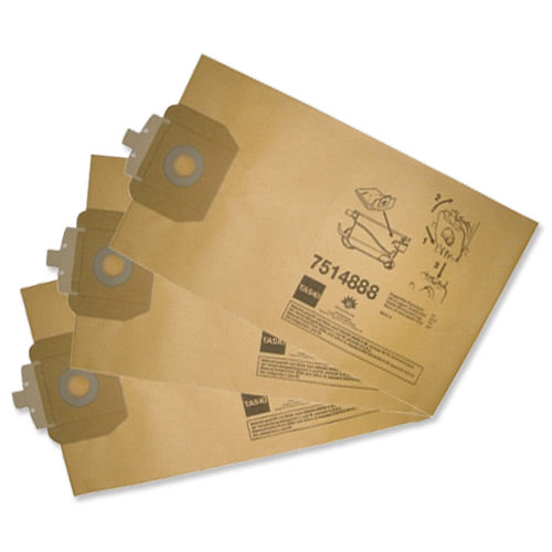 XTV015 Taski OEM Paper Bag 10 Pack For Vento 15 7514888 Bag Length 20 ...